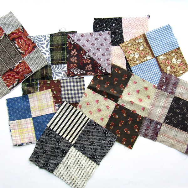 Patchwork Squares - Etsy
