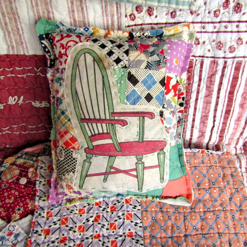 Patchwork Chair - Etsy