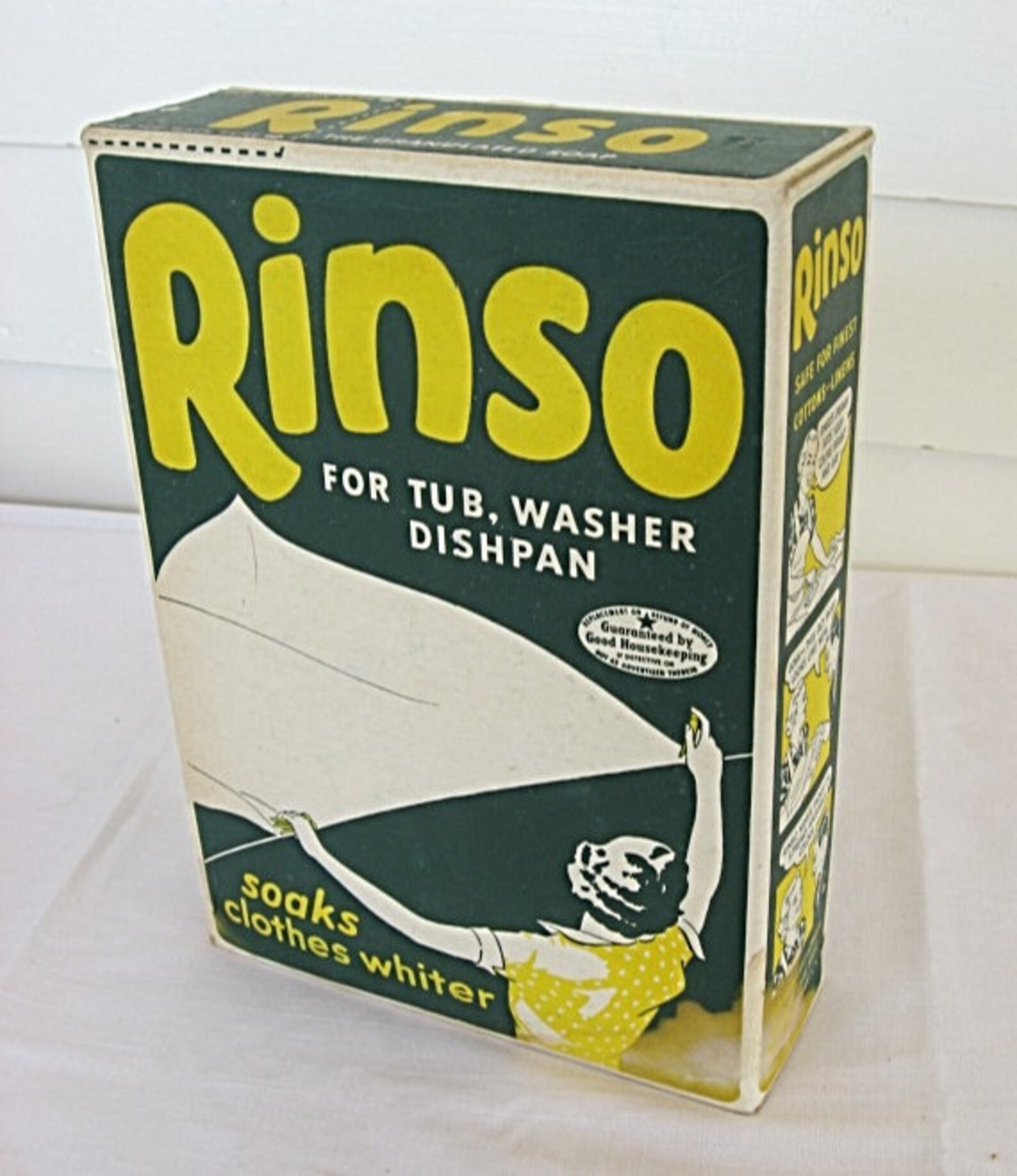 Vintage 1940 Unopened Box of Rinso Soap Powder fin Green | Etsy