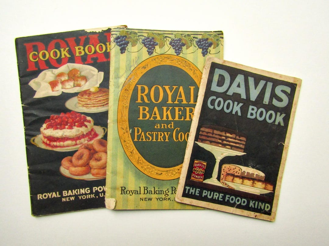 Three Antique 1920 Vintage Soft Cover Cookbooks, Advertising Cookbooks ...