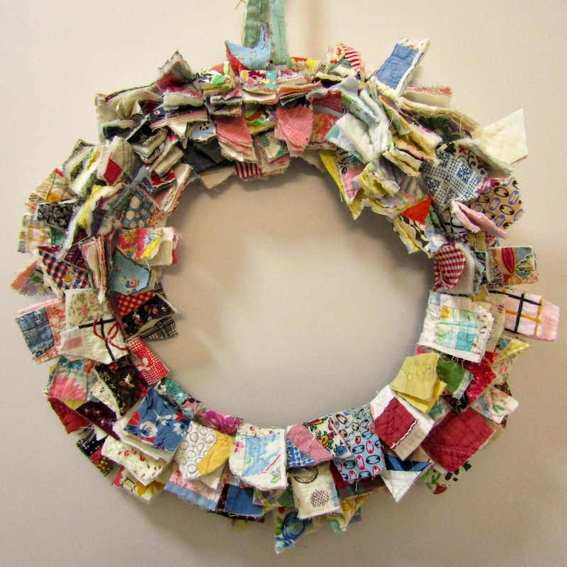 Fabric Wreath - Etsy