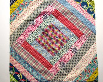 Vintage 1930's and 40's Feedsack and Cotton Fabrics Scrappy Patchwork ...