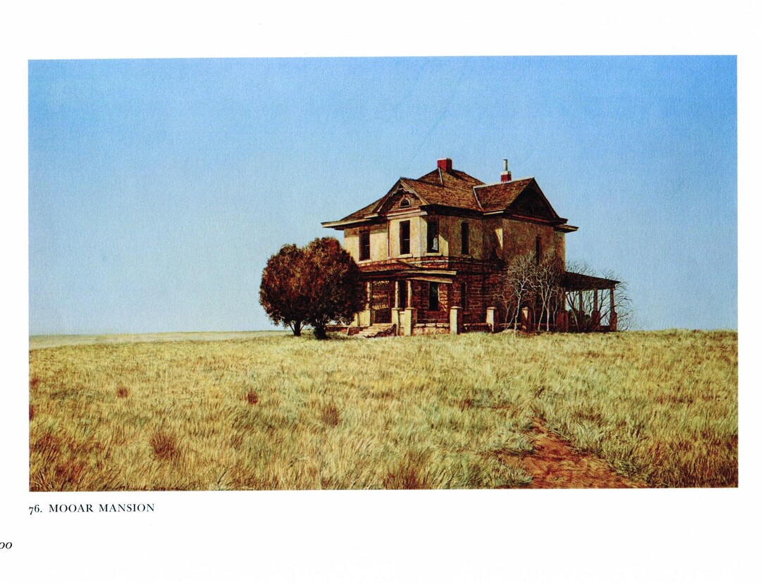 Vintage Print, 1976 Vintage Mondel Rogers, Texas Artist, Bookplate ...