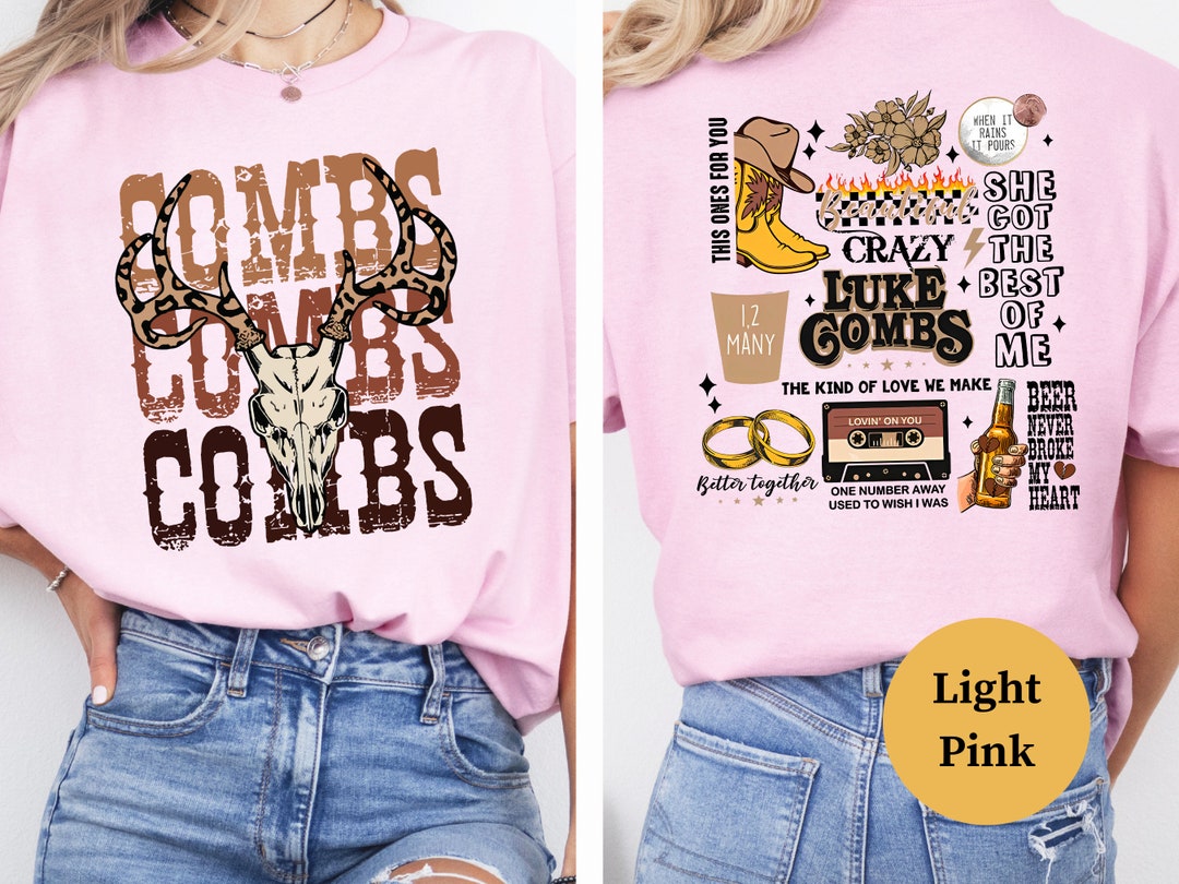 Combs Bullhead Shirt, Country Music Shirt, Luke Combs World Tour ...