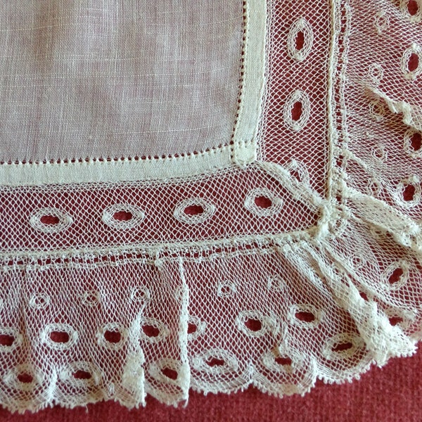 Antique Lace Handkerchief - Etsy