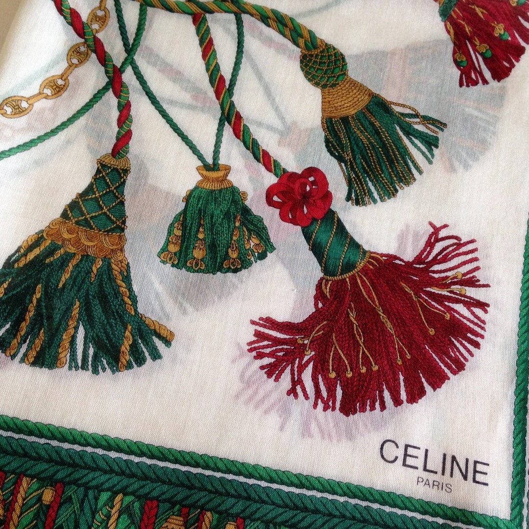 French Vintage Neck Scarf or Neckerchief Womens Accessory by - Etsy