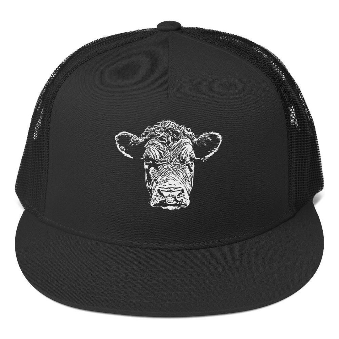 Hereford Cow Trucker Hat by Dogface Studio - Etsy