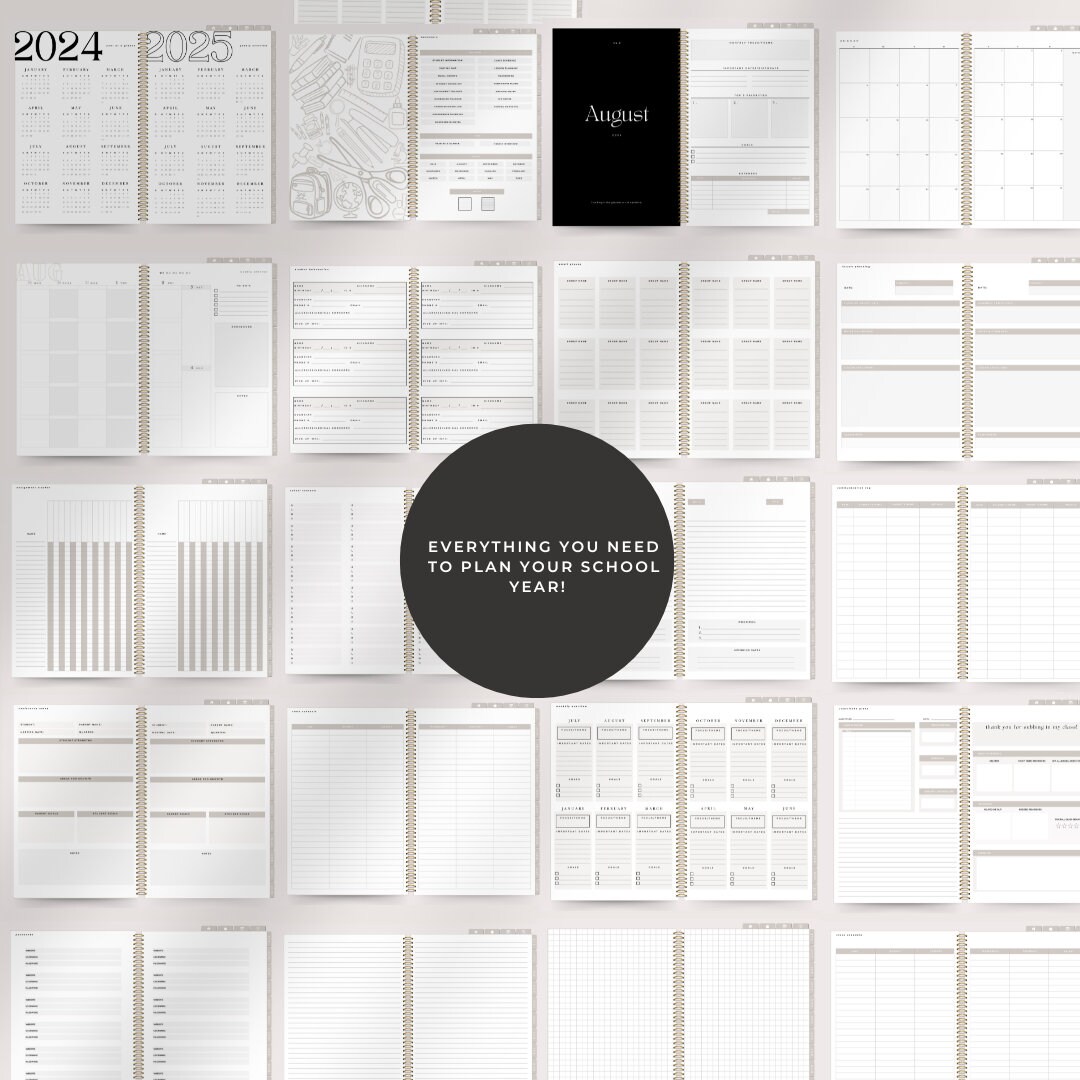 Ultimate Teacher Planner 2024 2025, Digital Teacher Planner, Weekly ...