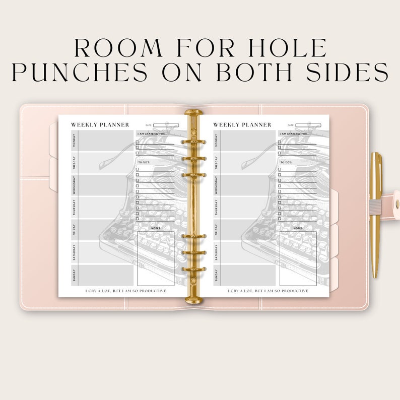 Swiftie Weekly Planner Printable Horizontal Schedule Minimal Weekly ...