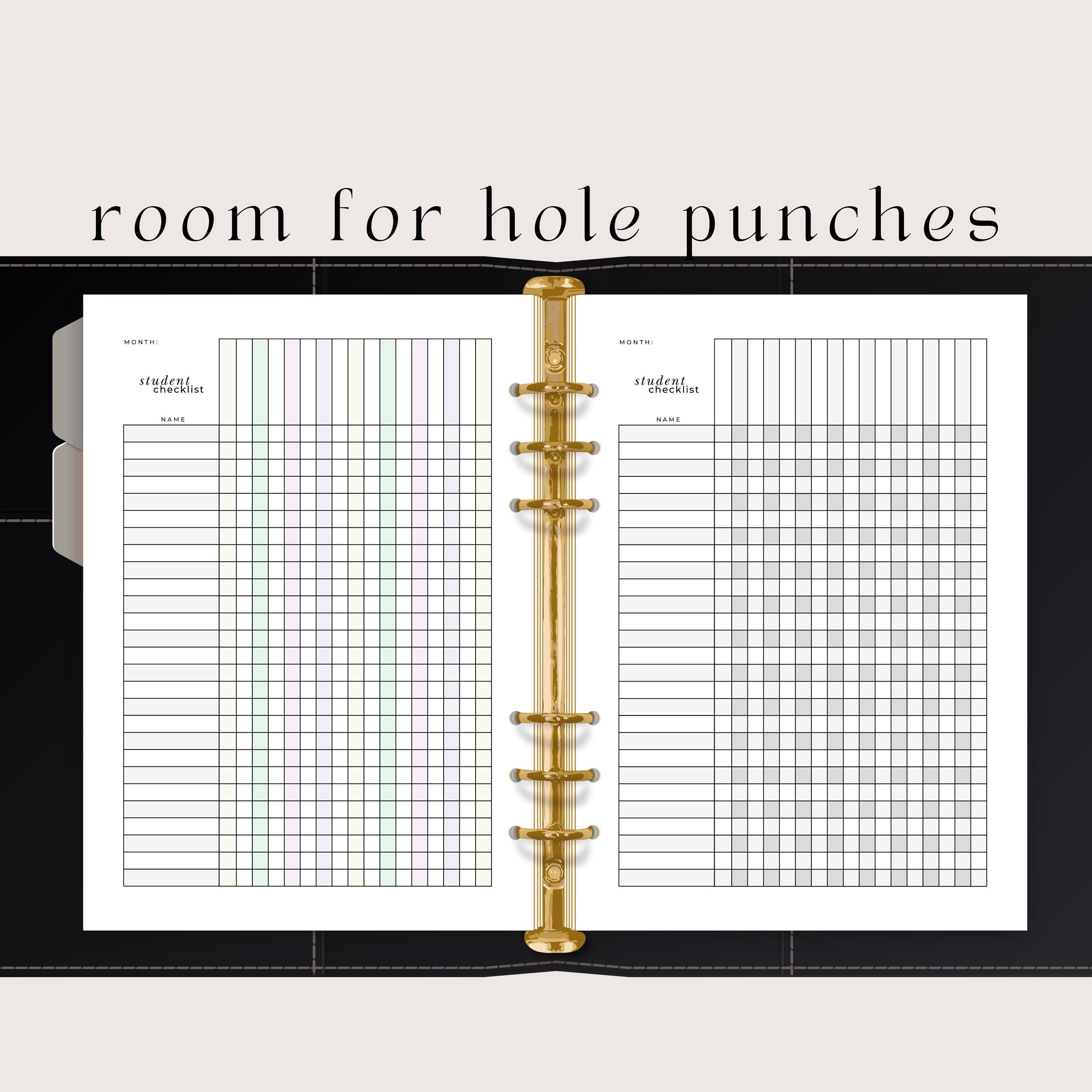 Student Checklist & Teacher Log - Back to School Essential - Teacher ...
