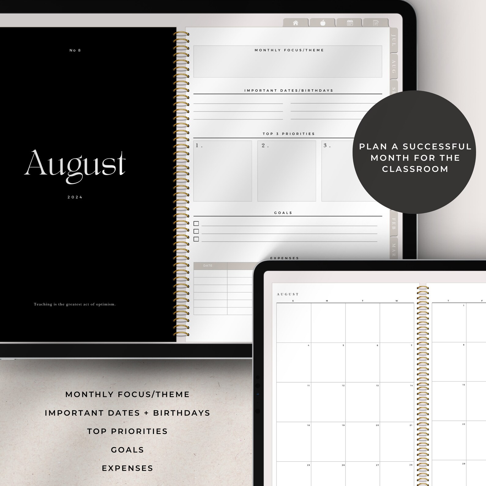 Ultimate Teacher Planner 2024 2025, Digital Teacher Planner, Weekly ...