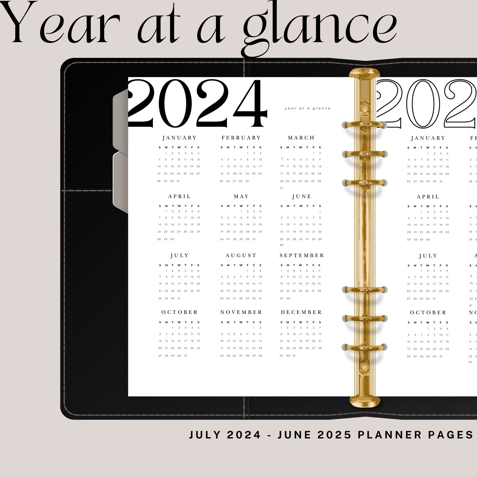 2024 2025 Academic Planner Printable, Student Planner, High School ...