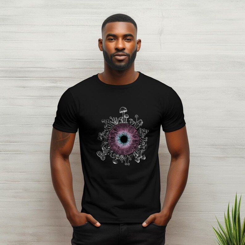 Mushroom Iris, Mycology Art, Spore Print, Mycologist Gift, Mushroom ...