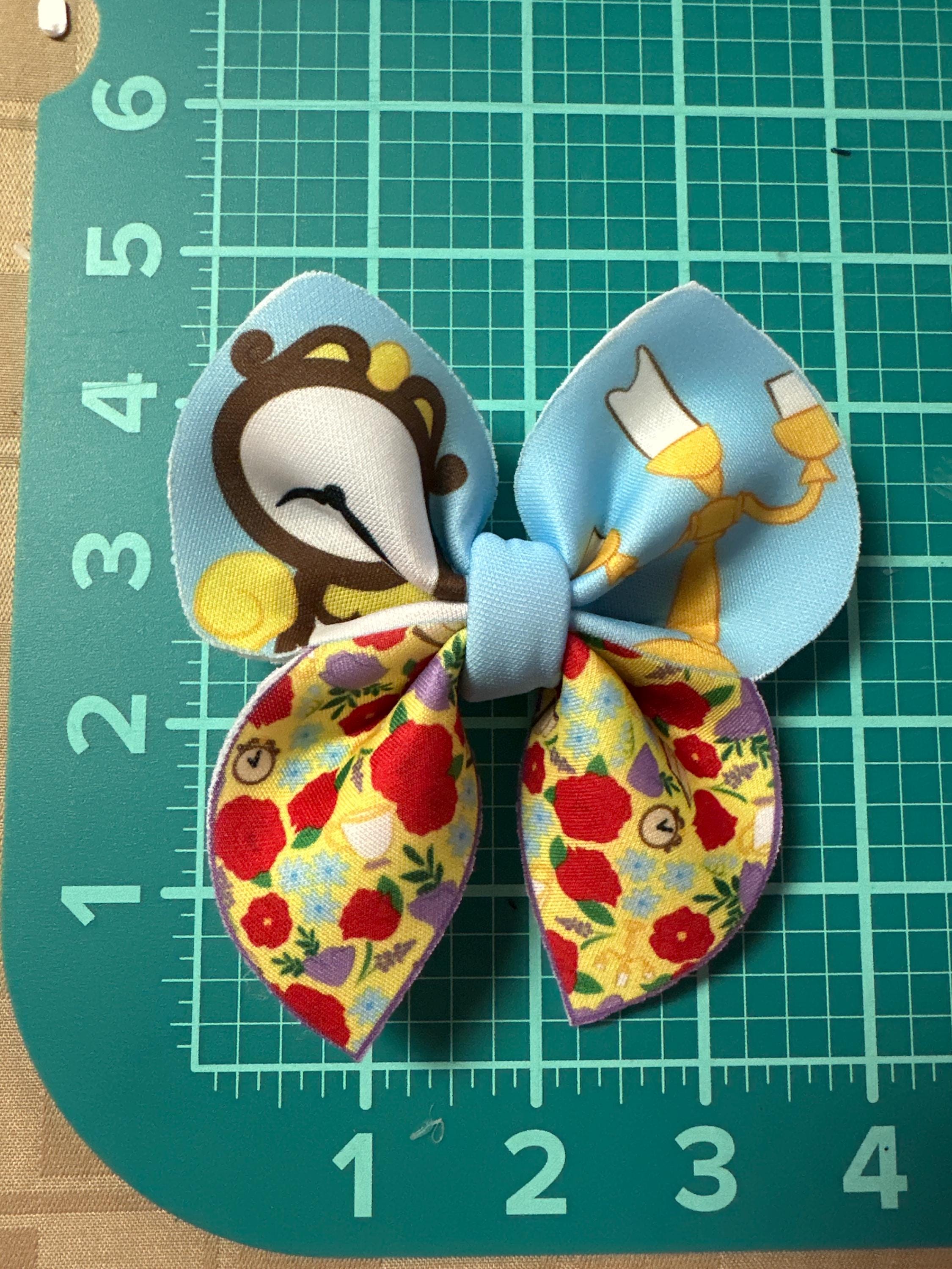 Beauty & the Beast Mini Bubble Hairbow - Etsy