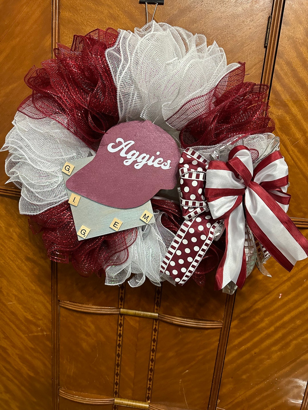 Aggie Baseball Cap Wreath - Etsy