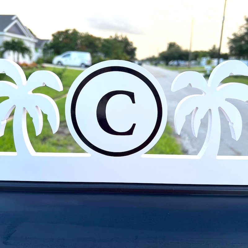 Monogrammed Mailbox - Etsy