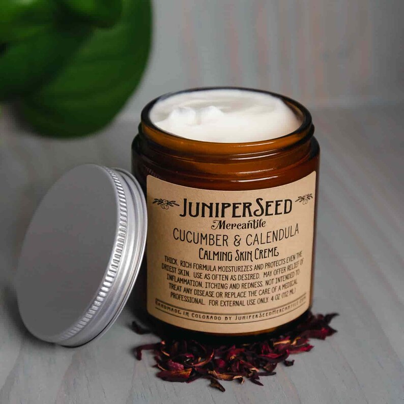 Cucumber and Calendula Calming Skin Creme - Etsy