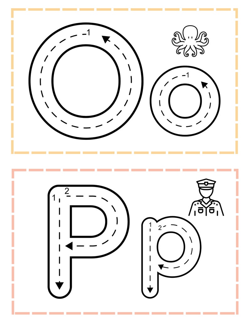 Alphabet Tracing Worksheets, Daycare Learning Worksheets, Preschool ABC ...