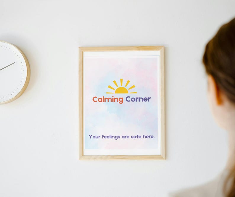 Calming Corner Posters, Feelings Poster, Calm Corner Classroom Decor ...