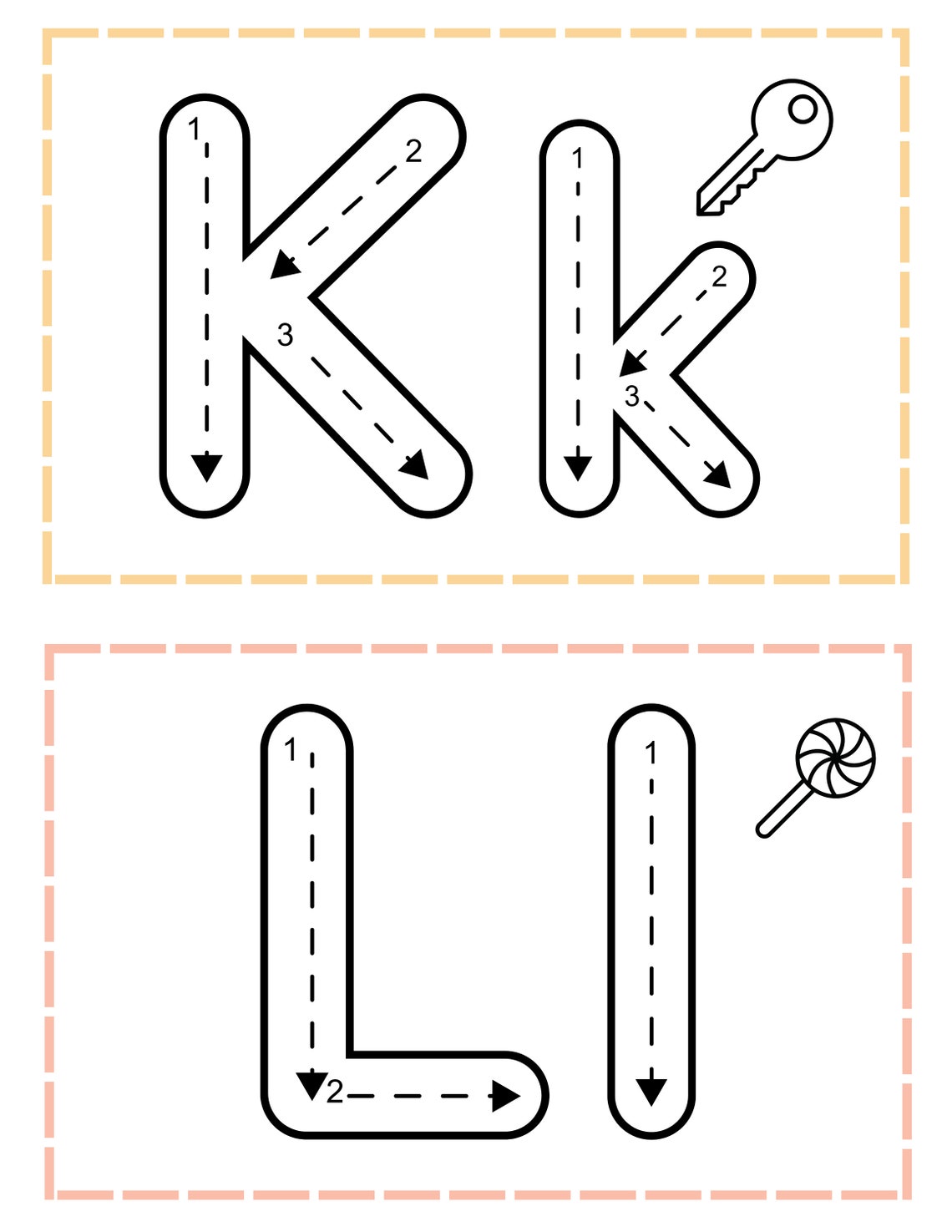 Alphabet Tracing Worksheets, Daycare Learning Worksheets, Preschool ABC ...