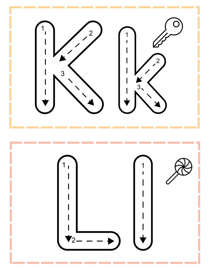 Alphabet Tracing Worksheets, Daycare Learning Worksheets, Preschool ABC ...