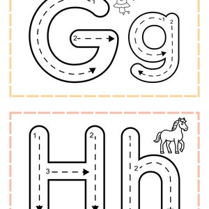 Alphabet Tracing Worksheets, Daycare Learning Worksheets, Preschool ABC ...