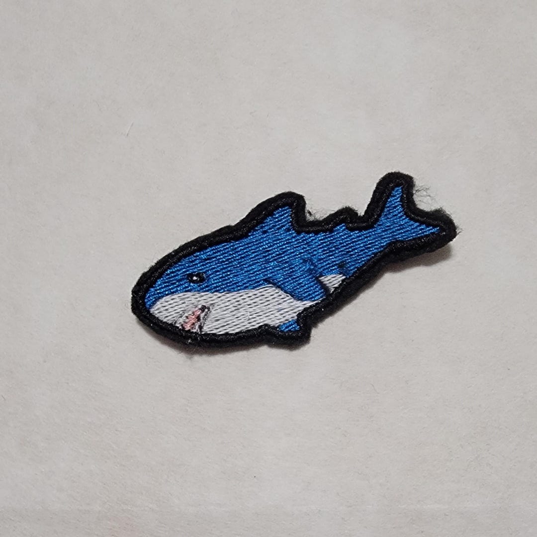 BLÅHAJ Iron-on Patch - Etsy