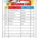 Kids Reading Log Superhero Theme Editable, Book Tracker, Bookmark ...