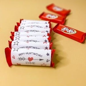 Printable Valentine Day Wrapper, Printable Valentine Day Card, Candy ...