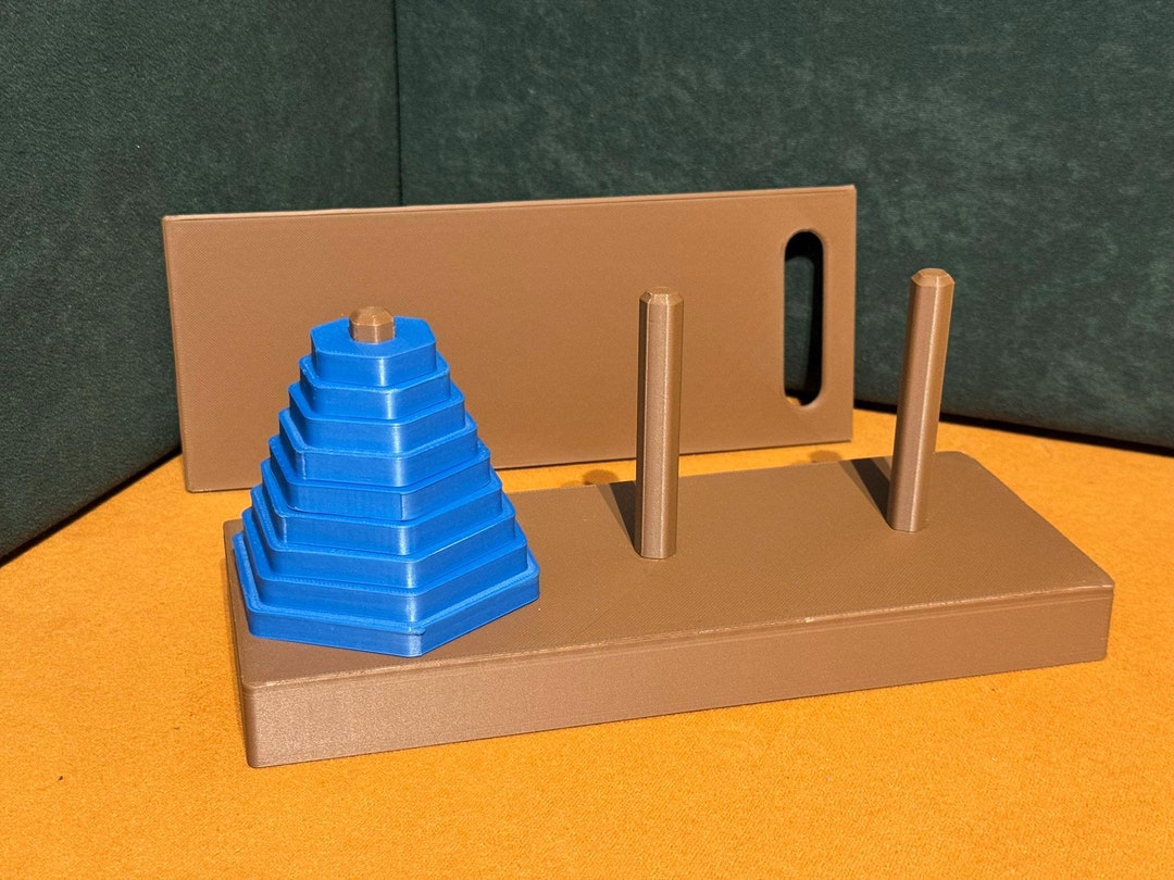 Tower of Hanoi Game: the Classic Puzzle of Strategy and Skill. Comes in ...