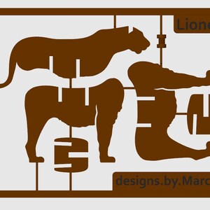 Build-your-own Wildlife Kit Cards Create Your Own Miniature Safari - Etsy