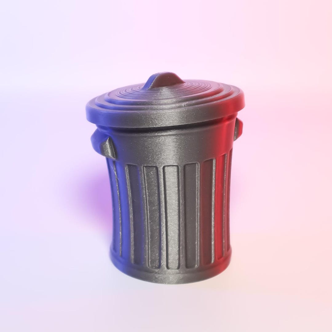 Gray Trash Can Pen Holder – Keep Your Desk Neat With a Fun Twist! - Etsy