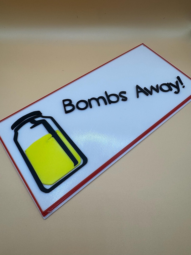 Team Fortress 2 Jarate Sign: 3D Printed Gaming Decor - Etsy