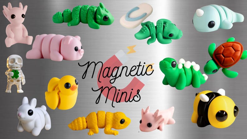 Magnetic Minis – Poseable, Adorable, and Oh-so-magnetic! - Etsy
