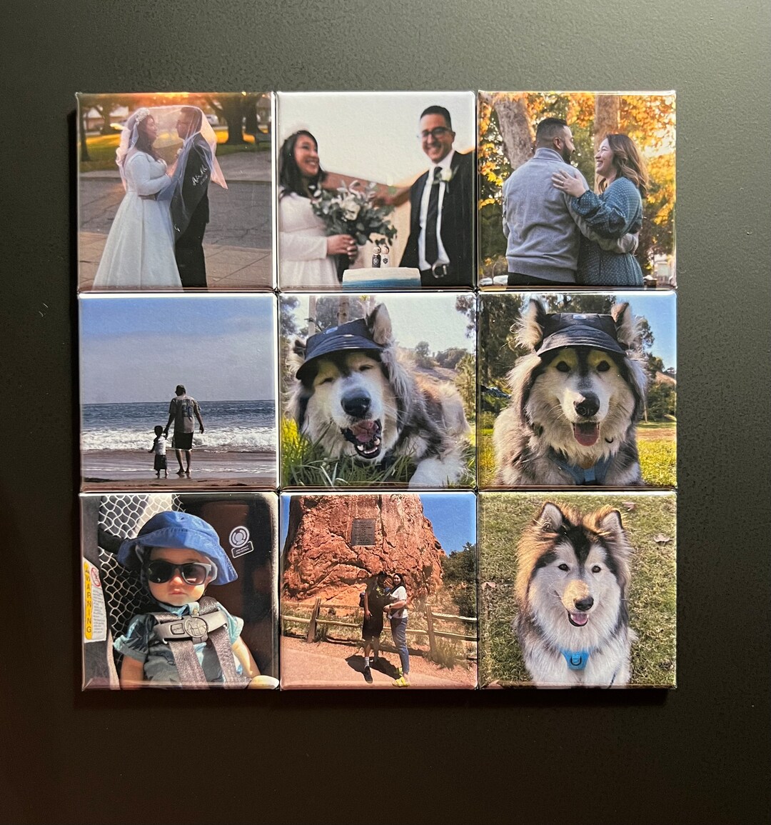 Custom 2x2 Photo Magnets - Etsy