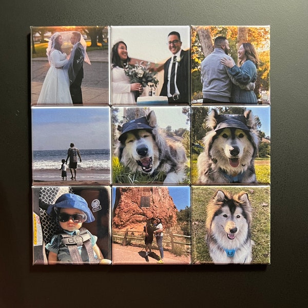 Custom 2x2 Photo Magnets - Etsy