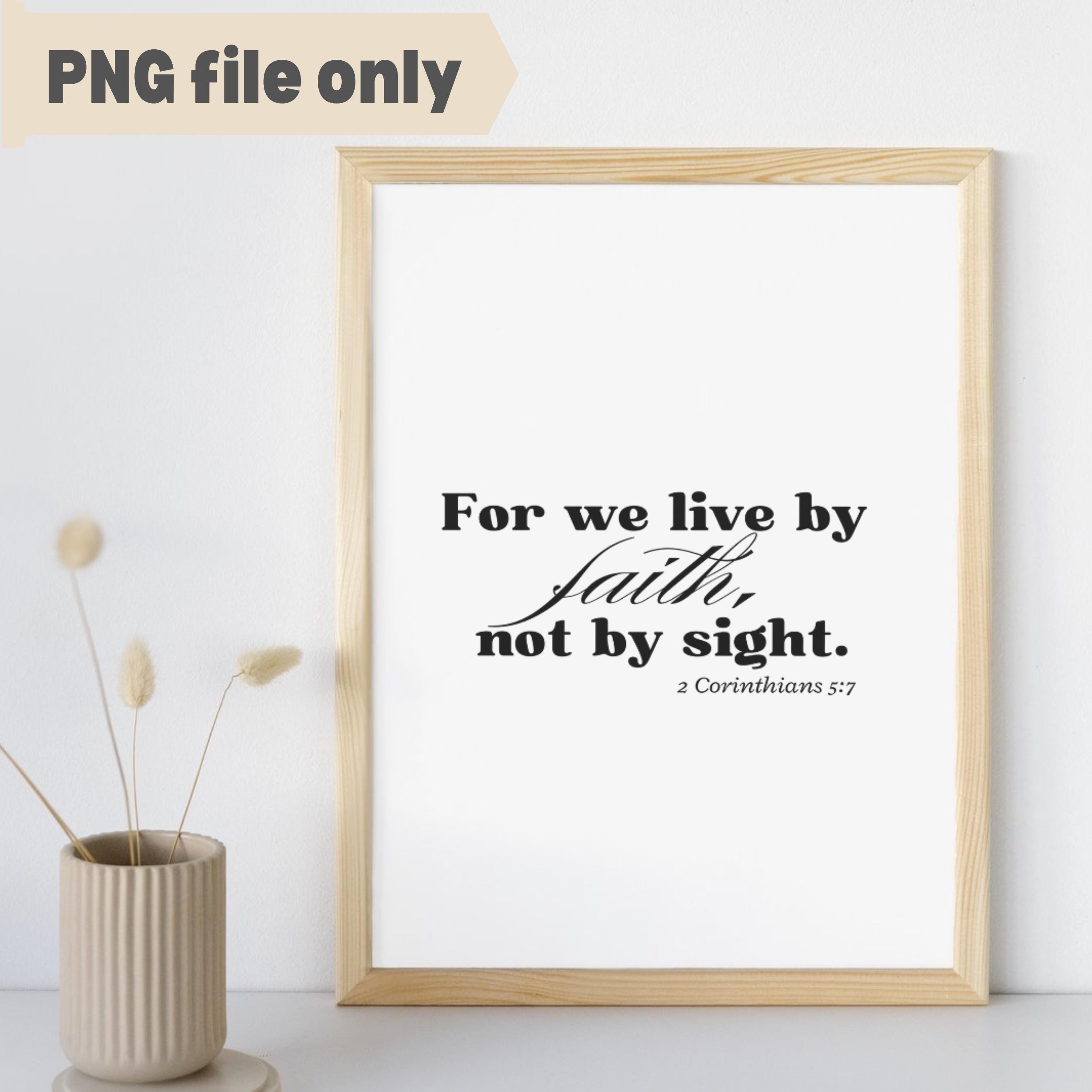 BIBLE VERSE PNG, Scripture Png, Faith Bible Verse Clipart, Bible Verse ...