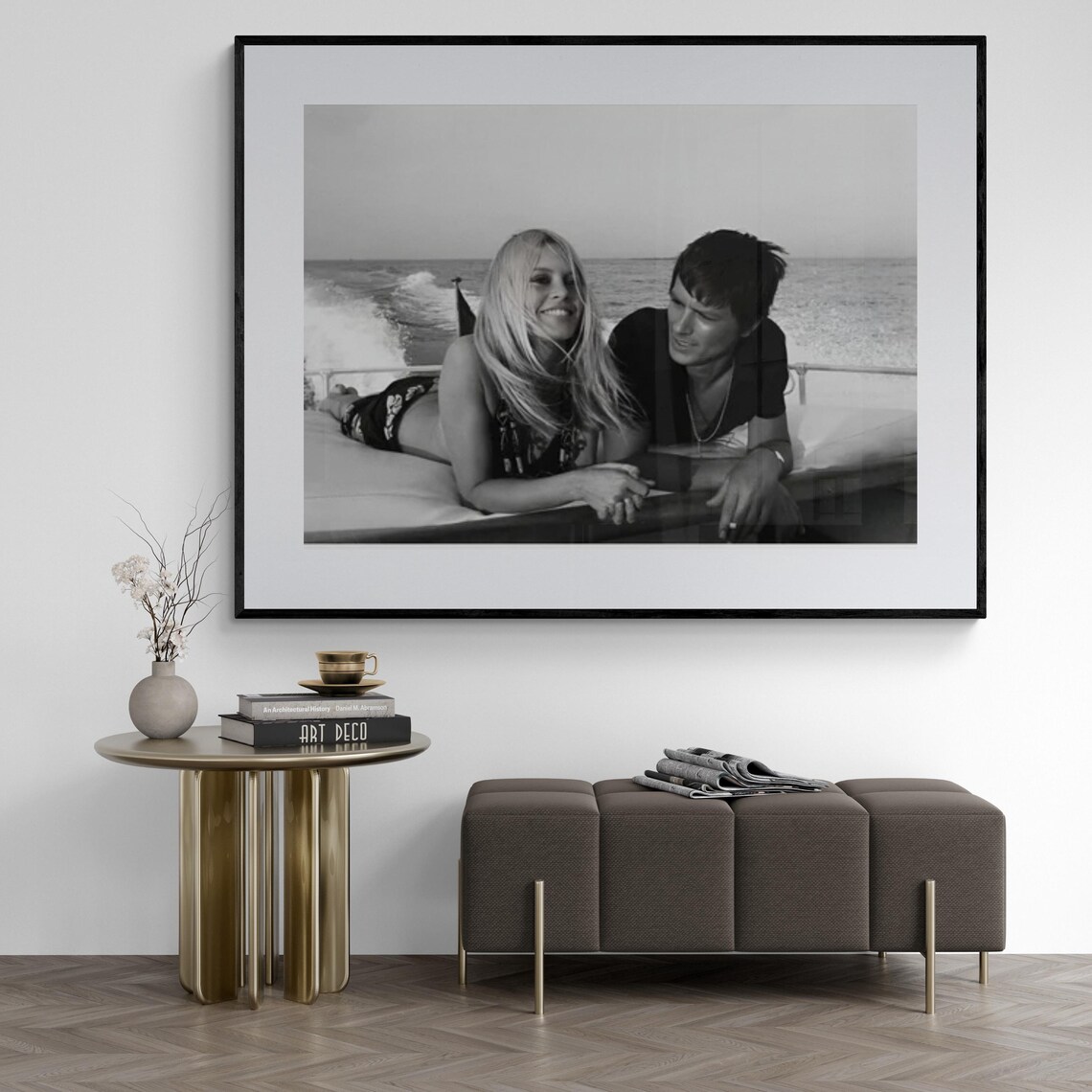 Alain Delon Brigitte Bardot Print Poster , Delon Print, Delon Poster ...