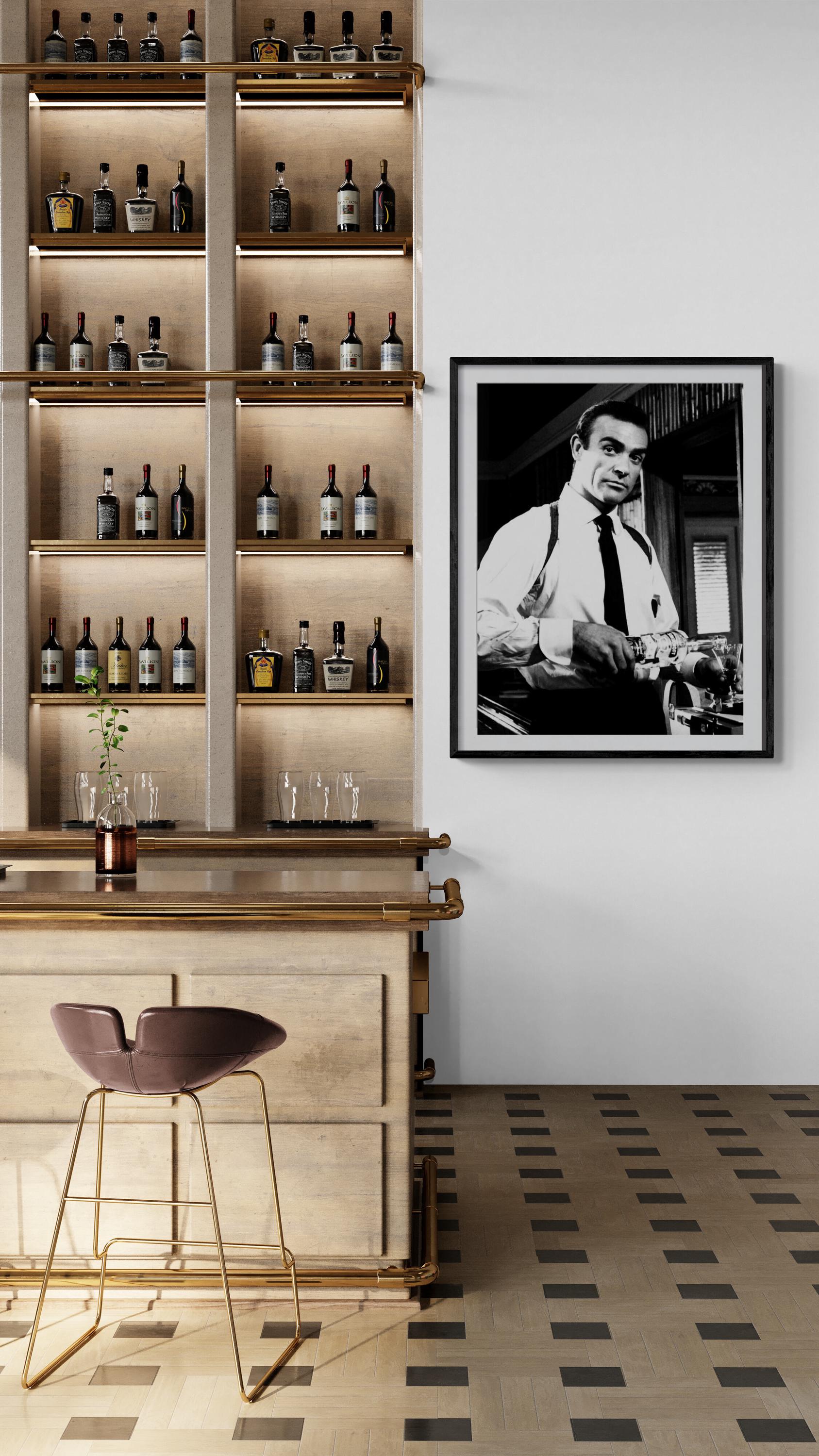 Sean Connery Iconic James Bond Print , 007 , Bar Print, Bar Poster, Bar ...