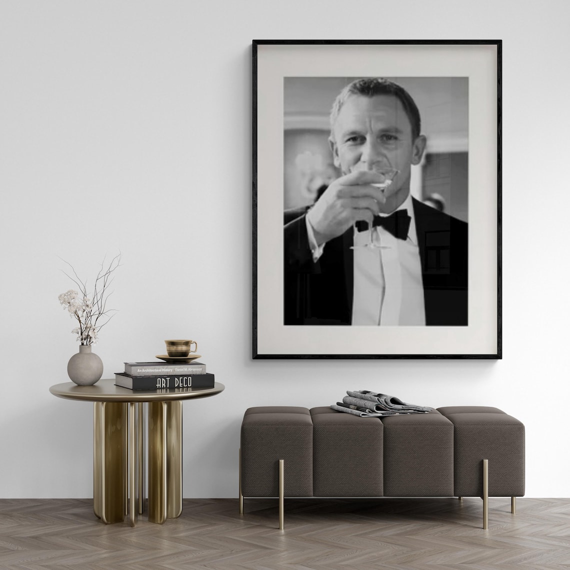 Daniel Craig Portrait Iconic James Bond Print , 007 , Print, Poster ...