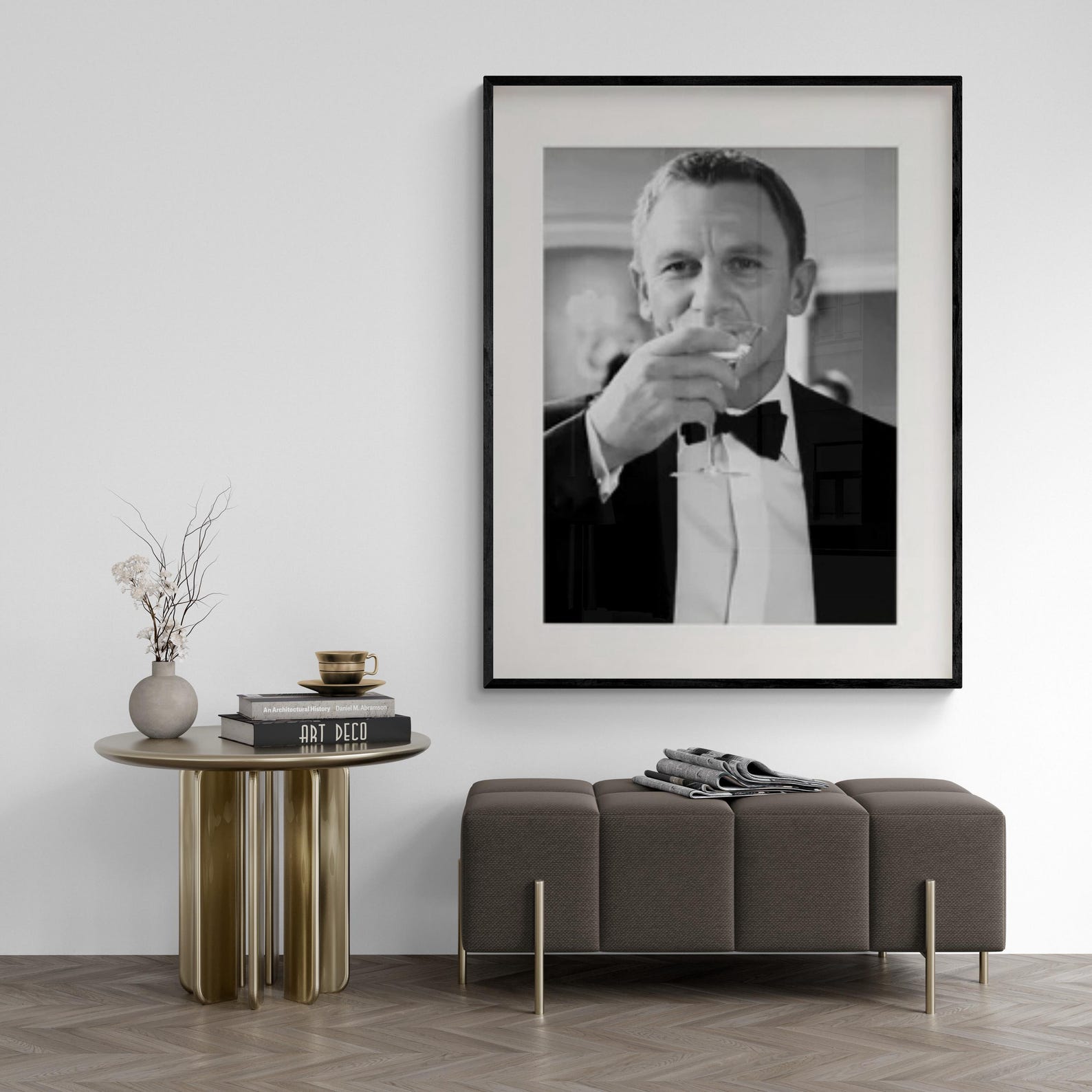 Daniel Craig Portrait Iconic James Bond Print , 007 , Print, Poster ...