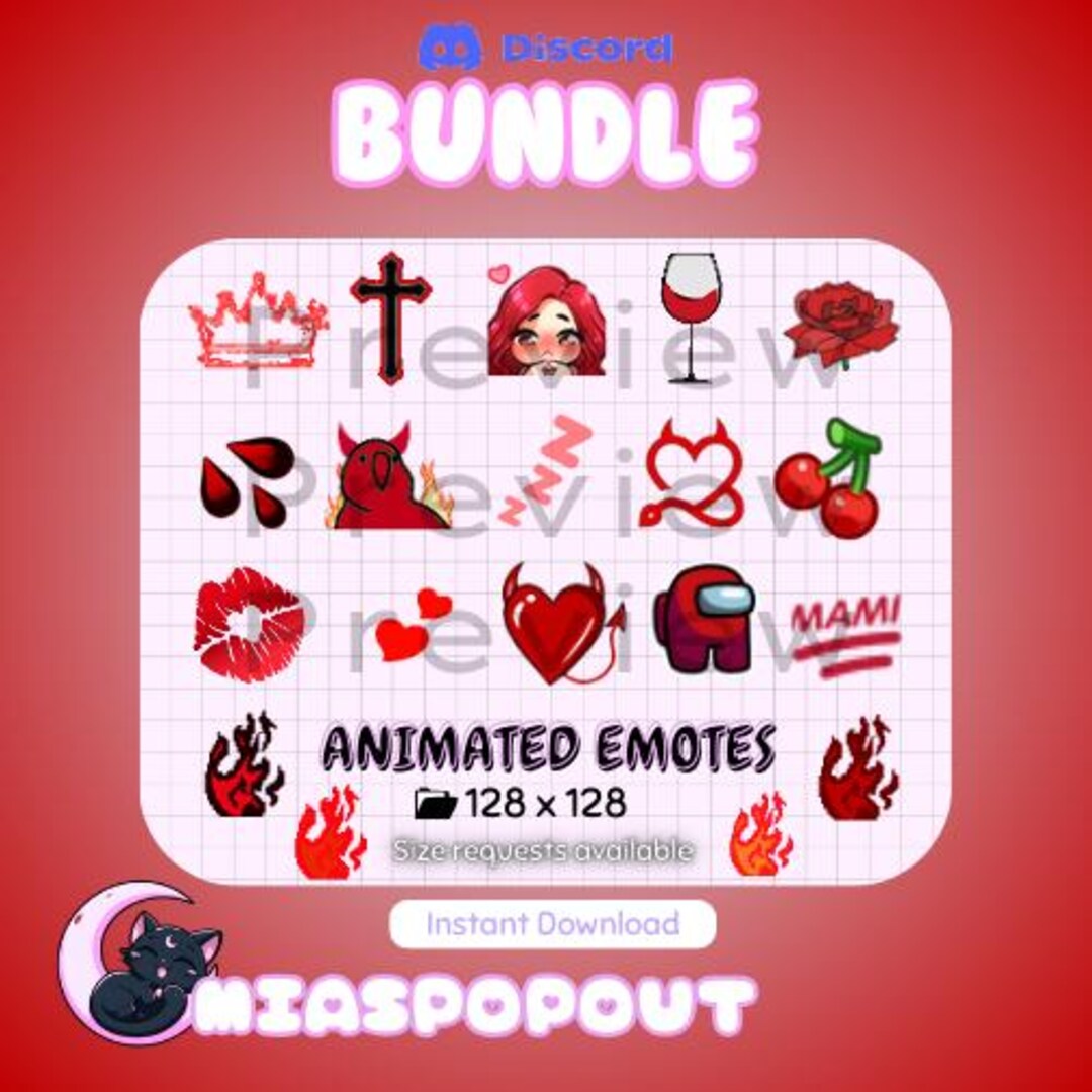 Animated Discord Emotes Discord Emojis Animated Emotes - Etsy