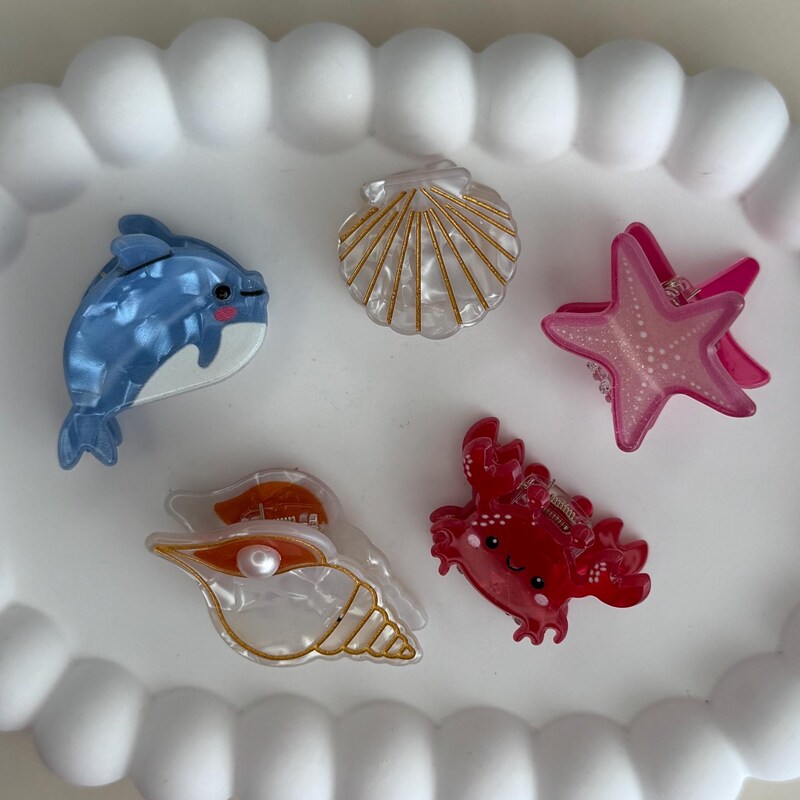 Seashell Hair Clip - Etsy