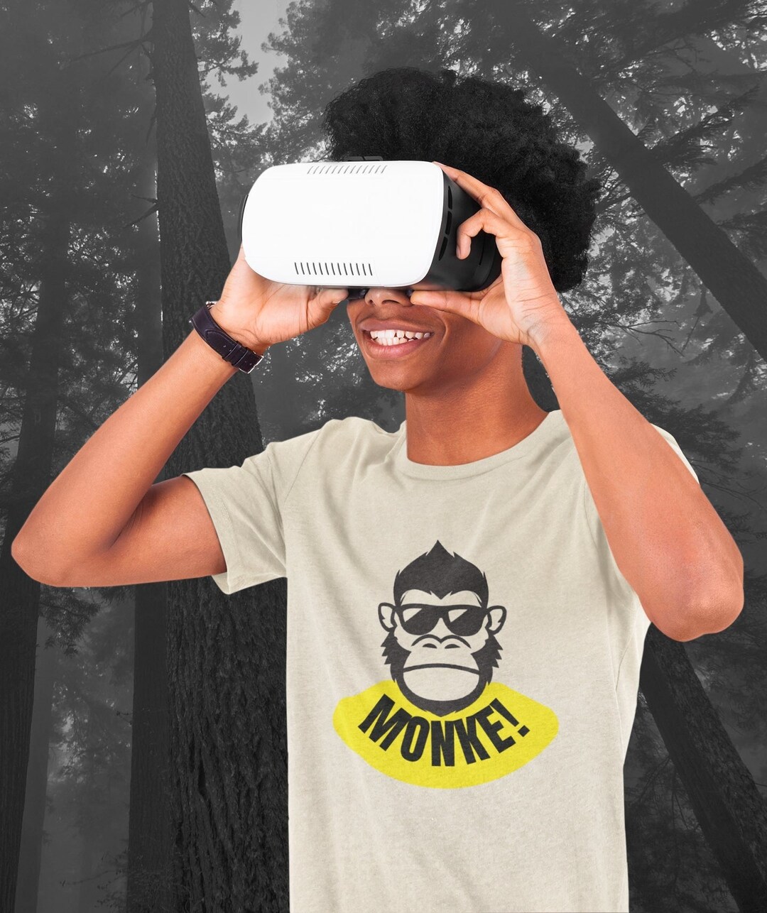 Gorilla Shirt VR Game Gorilla Fan Shirt for Adult Monke Gift for Gamer ...