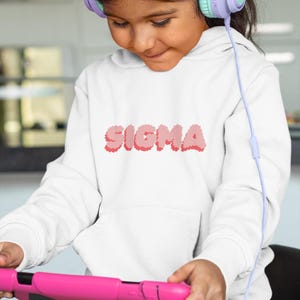 Sigma Hoodie for Kids Gen Z Fashion Unisex School Wear Meme Culture ...