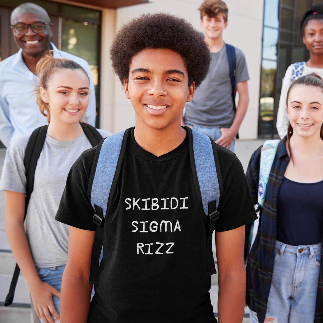 Skibidi Toilet Shirt Rizz Funny Meme Tshirt Youth Viral Trend Clothing ...