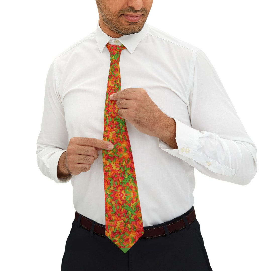 Custom Made Necktie to Patricia Candy Necktie Candy Pattern Tie - Etsy