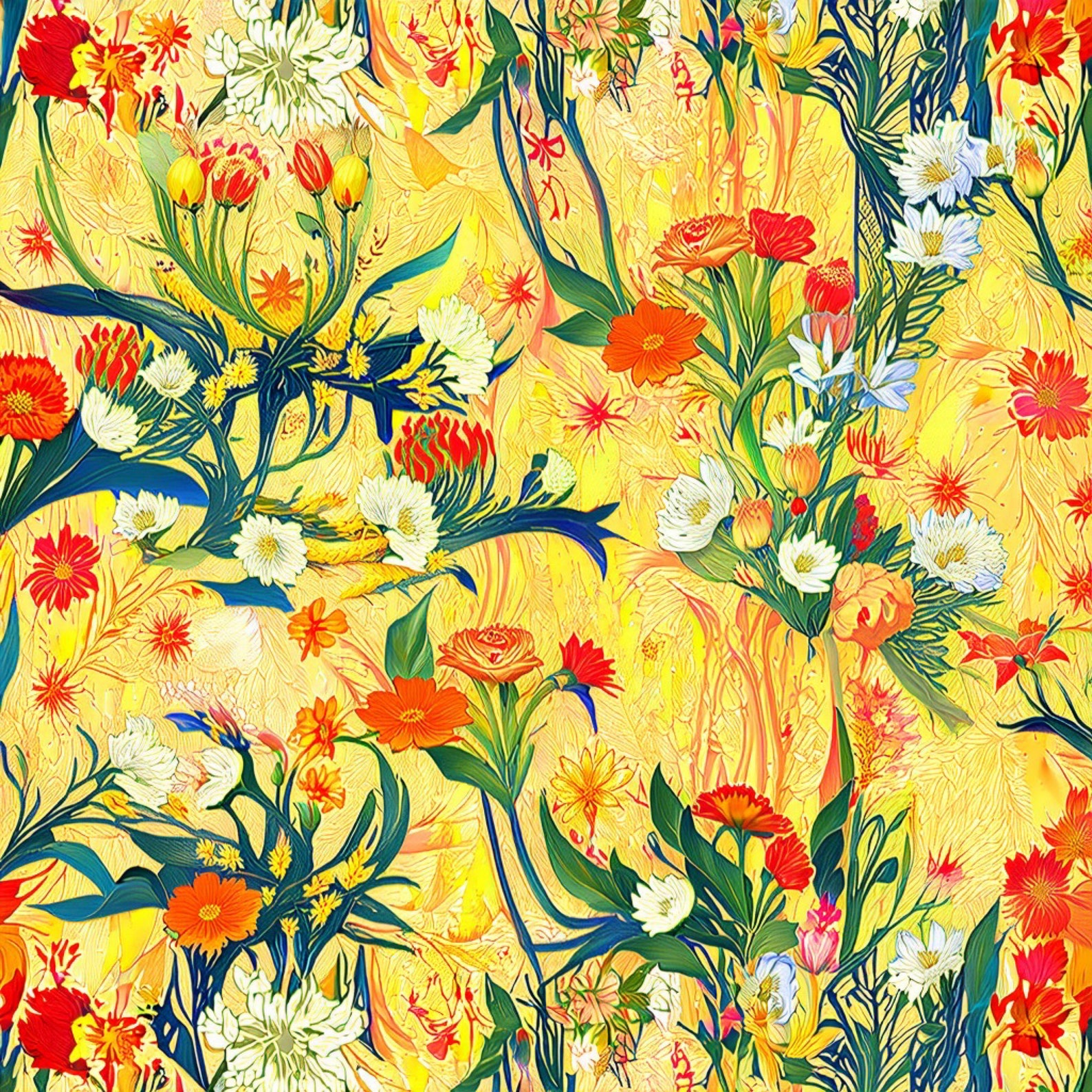 Floral Design Digital Download - Etsy