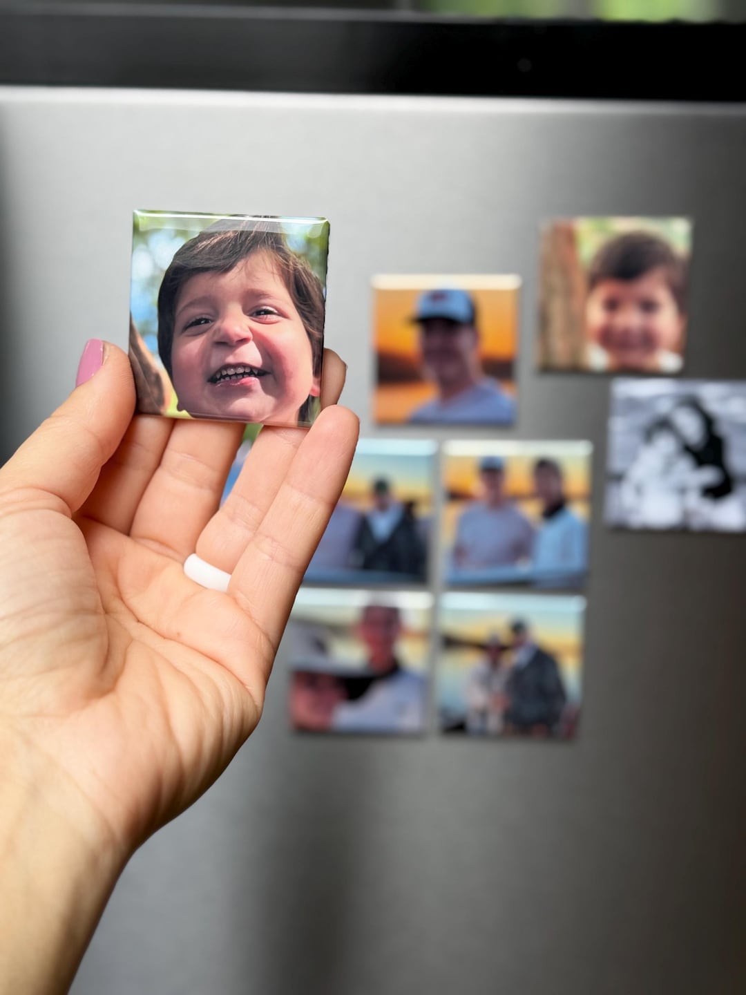 Custom Photo Fridge Magnets, 2x2 Square, USA Made - Etsy