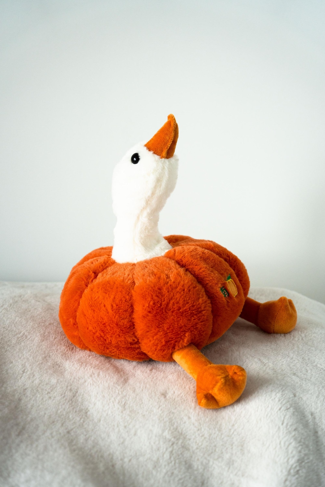 Pumpkin Plush, Duck Plush, Goose Plush, Cute Plushie, Halloween Plushie ...